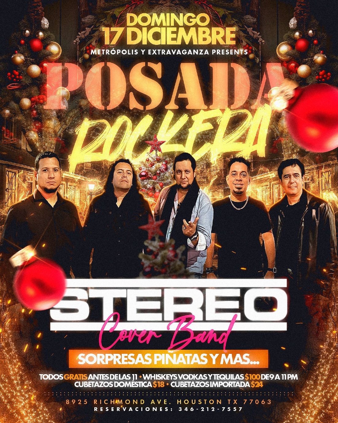 Posada Rockera @ Metropolis & Extravaganza | Dec 17th, Metropolis ...