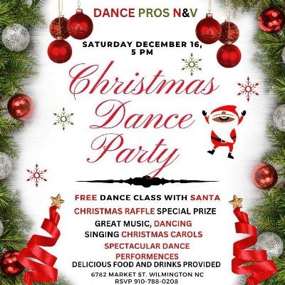 CHRISTMAS DANCE PARTY Tickets, Dance Pros N&V, Market Street ...