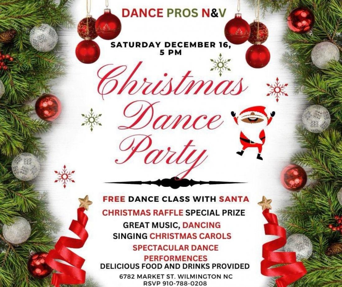 CHRISTMAS DANCE PARTY , Dance Pros N&V, Market Street, Wilmington, NC ...