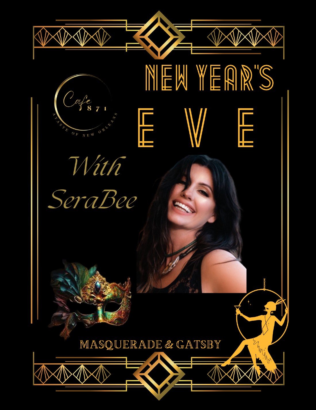 NYE With Serabee, Cafe 871, Biloxi, 31 December to 1 January | AllEvents