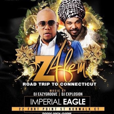 ZAFEM IN CT Tickets, Imperial Eagle Plaza 22 Fort Point USE BACK ...