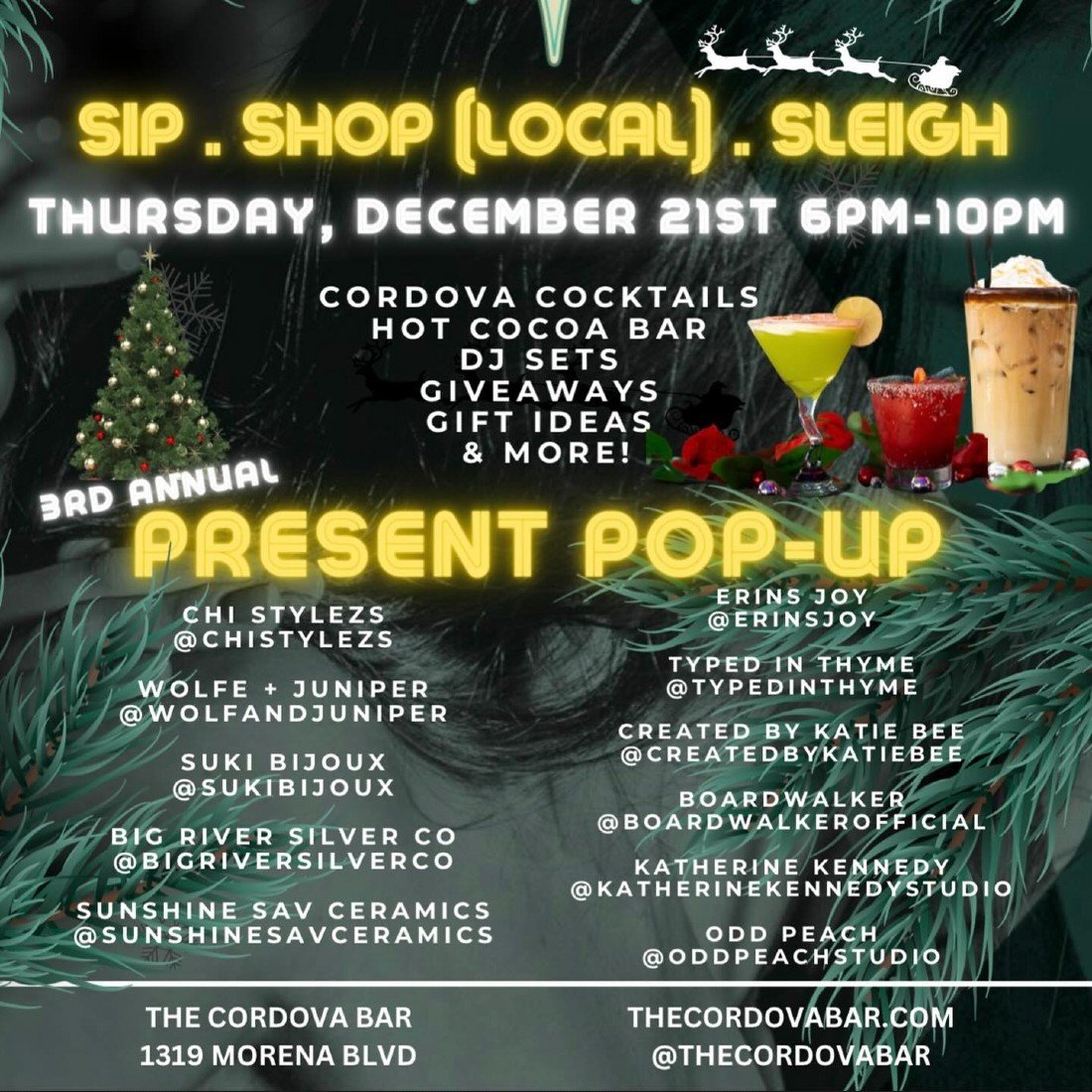 Holiday Present Pop-Up Market, The Cordova Bar, San Diego, 21 December 2023 | AllEvents