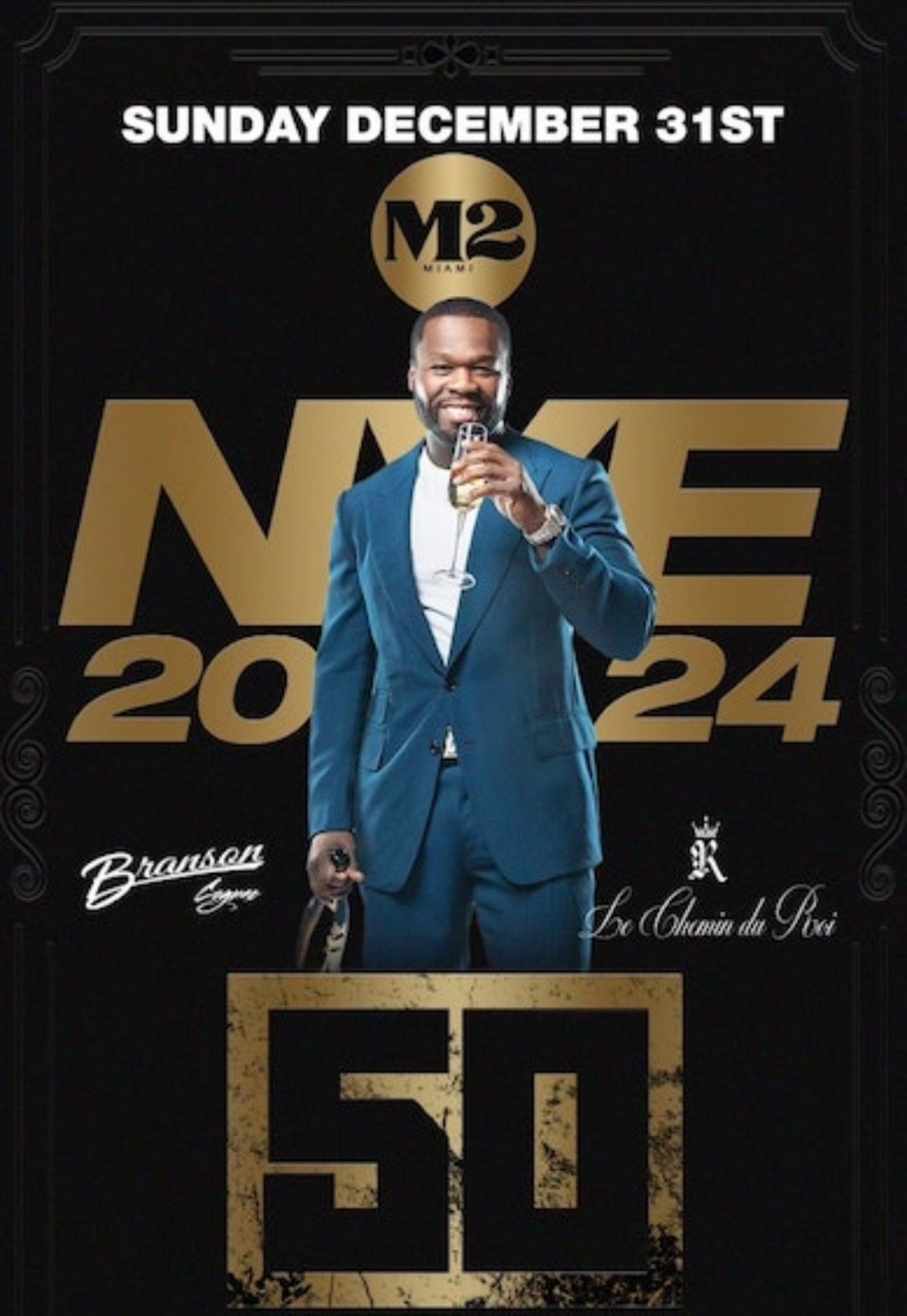 50 CENT NYE, CLUB M2 1235 Washington Ave Miami Beach FL US 33139, 31 ...