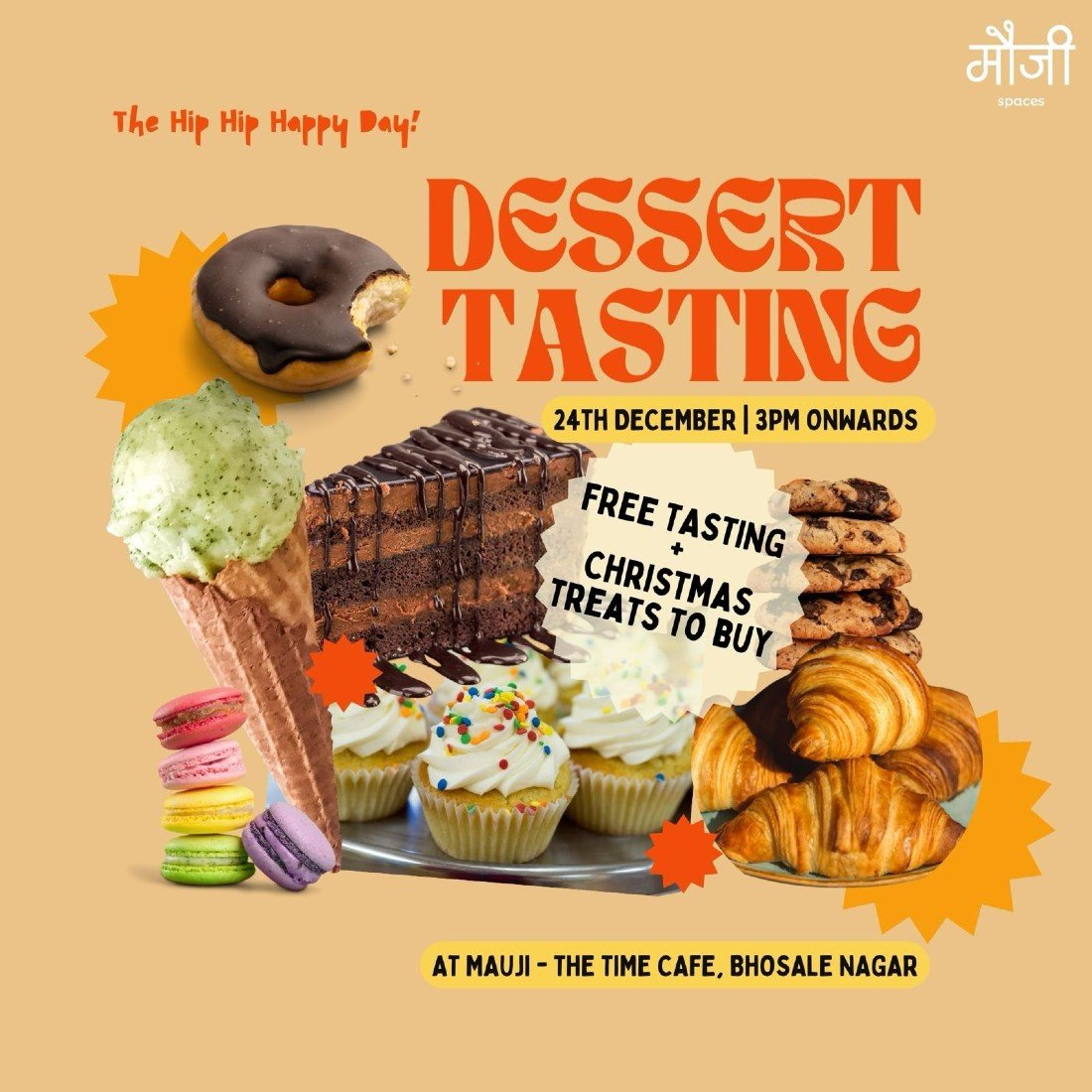 Dessert Tasting at Mauji , Mauji - The Time Cafe, Pune, 24 December ...