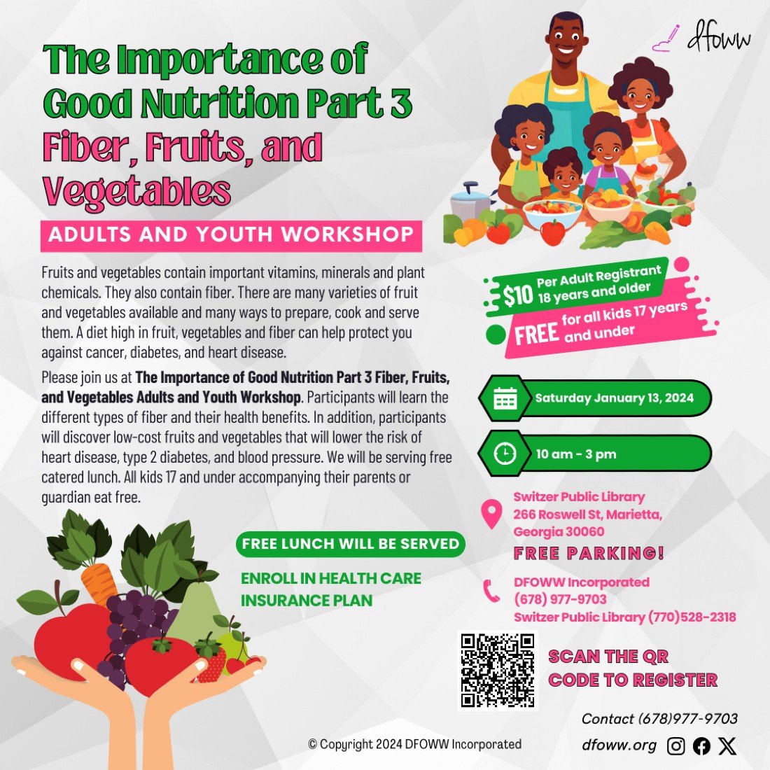 The Importance of Good Nutrition Part 3 Fiber, Fruits, and Vegetables ...