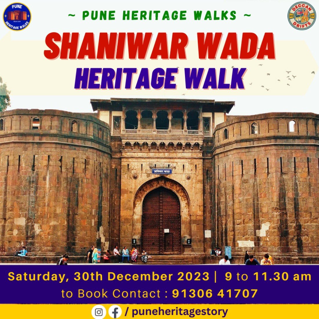 Shaniwar Wada Heritage Walk, Shaniwar Wada, Pune, February 10 2024 ...