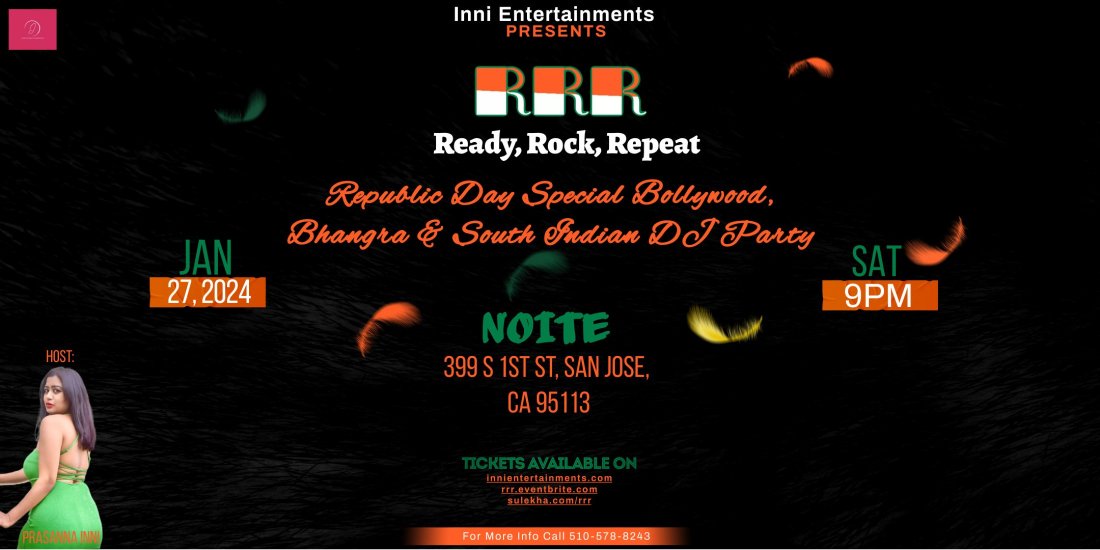 RRR(Ready, Rock, Repeat), Noite, San Jose, 27 January to 28 January ...