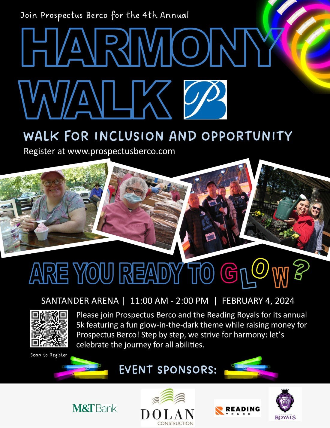4th Annual Harmony Walk, Santander Arena, Reading, 4 February 2024 ...