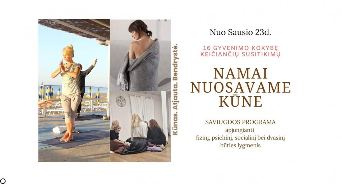 Dovana sau. 8 sav. saviugda moterims "Namai nuosavame kūne", Kakavos ...