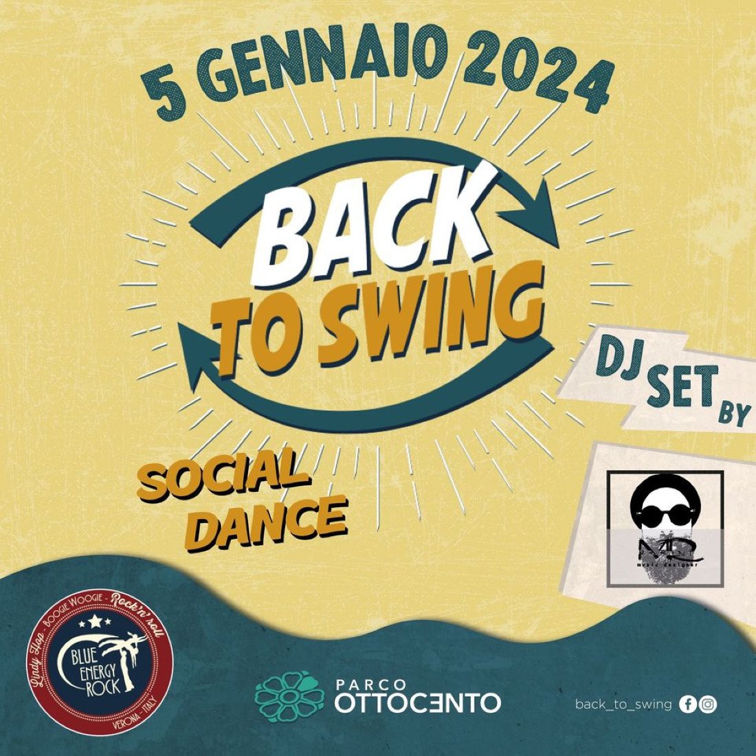 BACK TO SWING RELOAD - SOCIAL DANCE, Parco Ottocento, Verona, 5 January ...