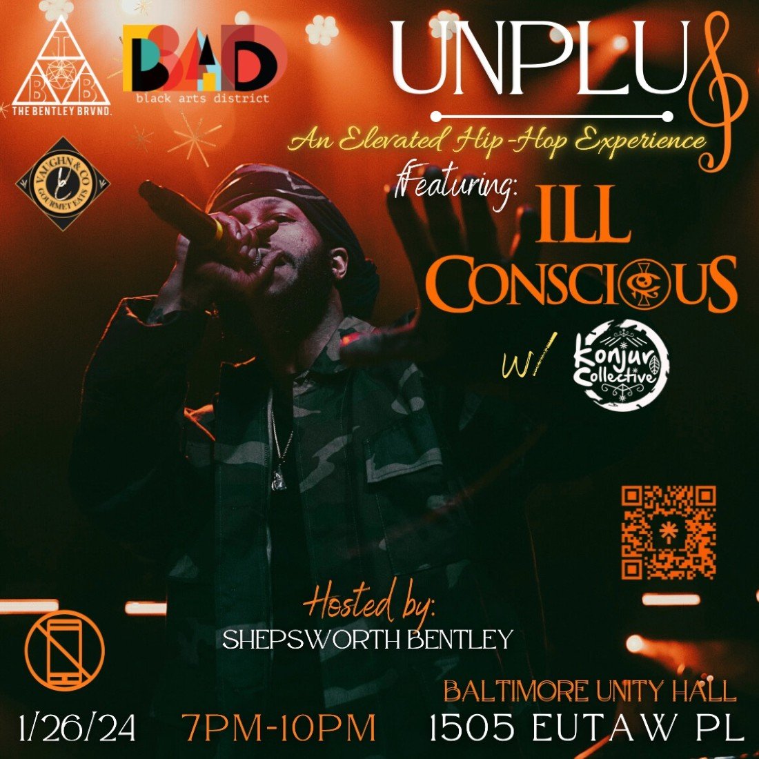 UNPLUG: An Elevated Hip-Hop Experience, Baltimore Unity Hall, 26 ...