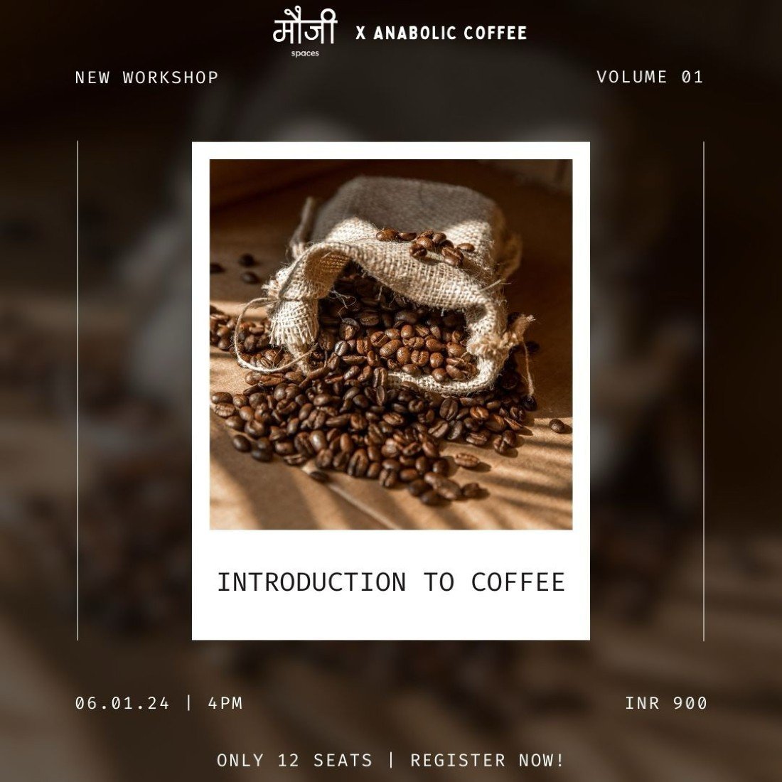 ☕Workshop: Dive into the World of Coffee with Mauji x Anabolic Coffee ...