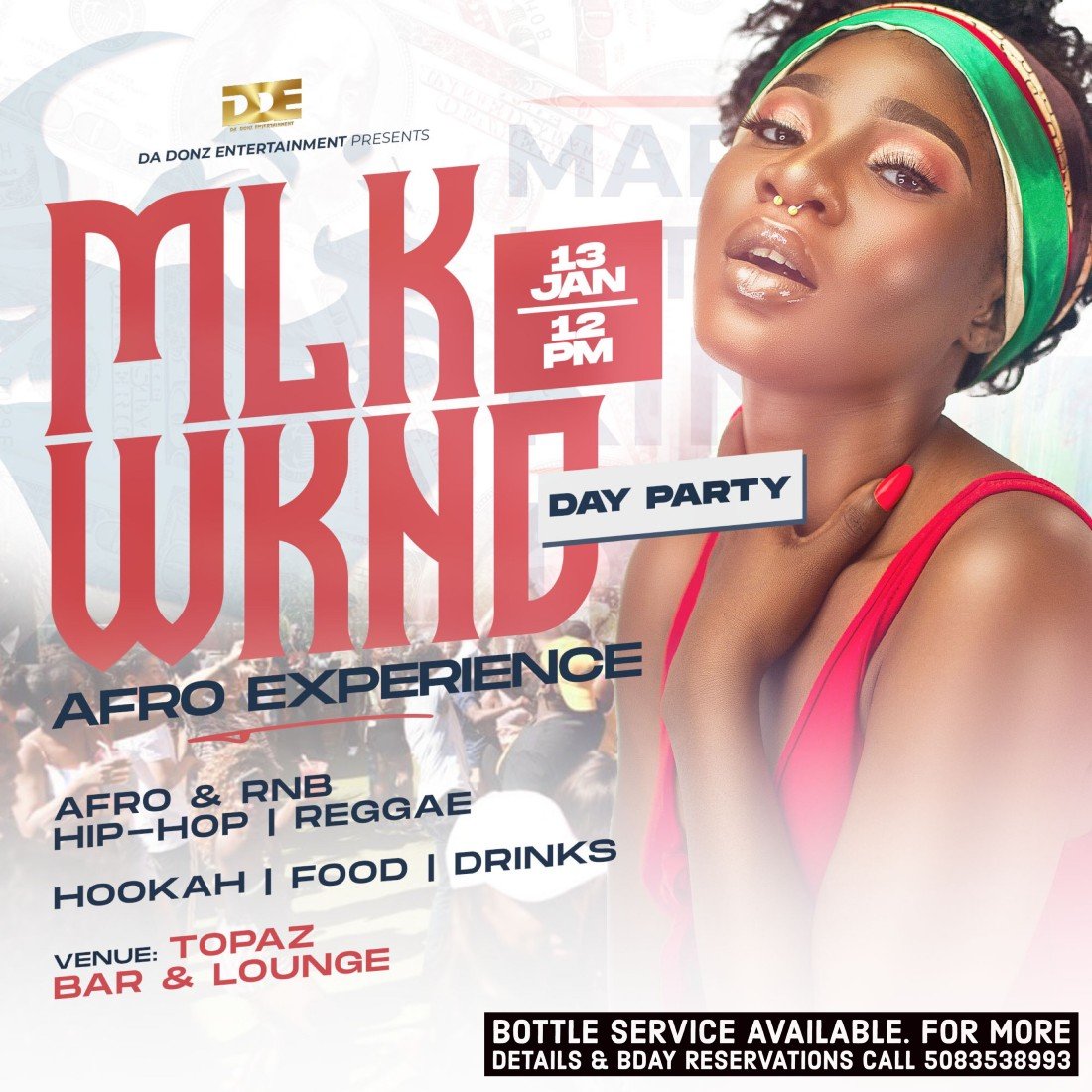 Afro Experience AZ (MLK Wknd Day Party), Topaz Mexican Kitchen and Bar, Phoenix, January 13 2024 ...