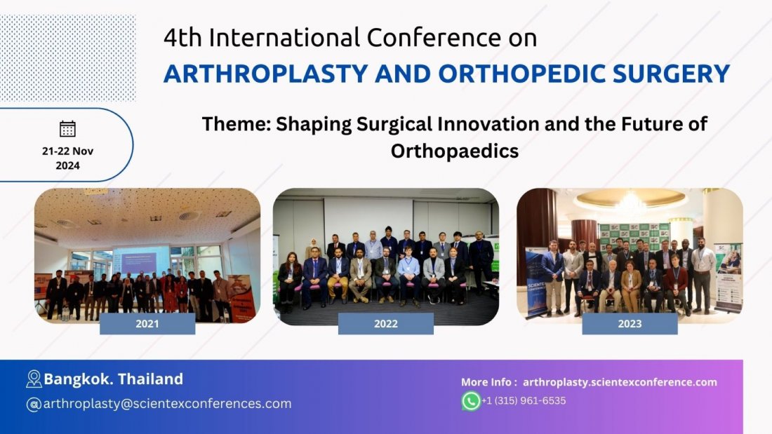 4th International Conference on Arthroplasty and Orthopedic Surgery ...