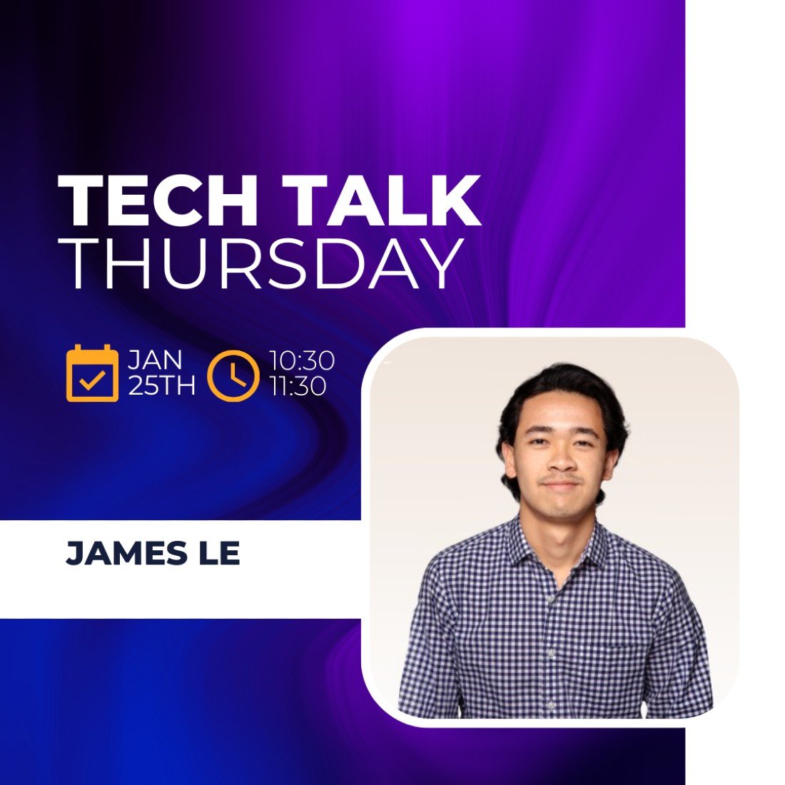 Tech Talk Thursday with James Le, January 25 2024 | Online Event | AllEvents