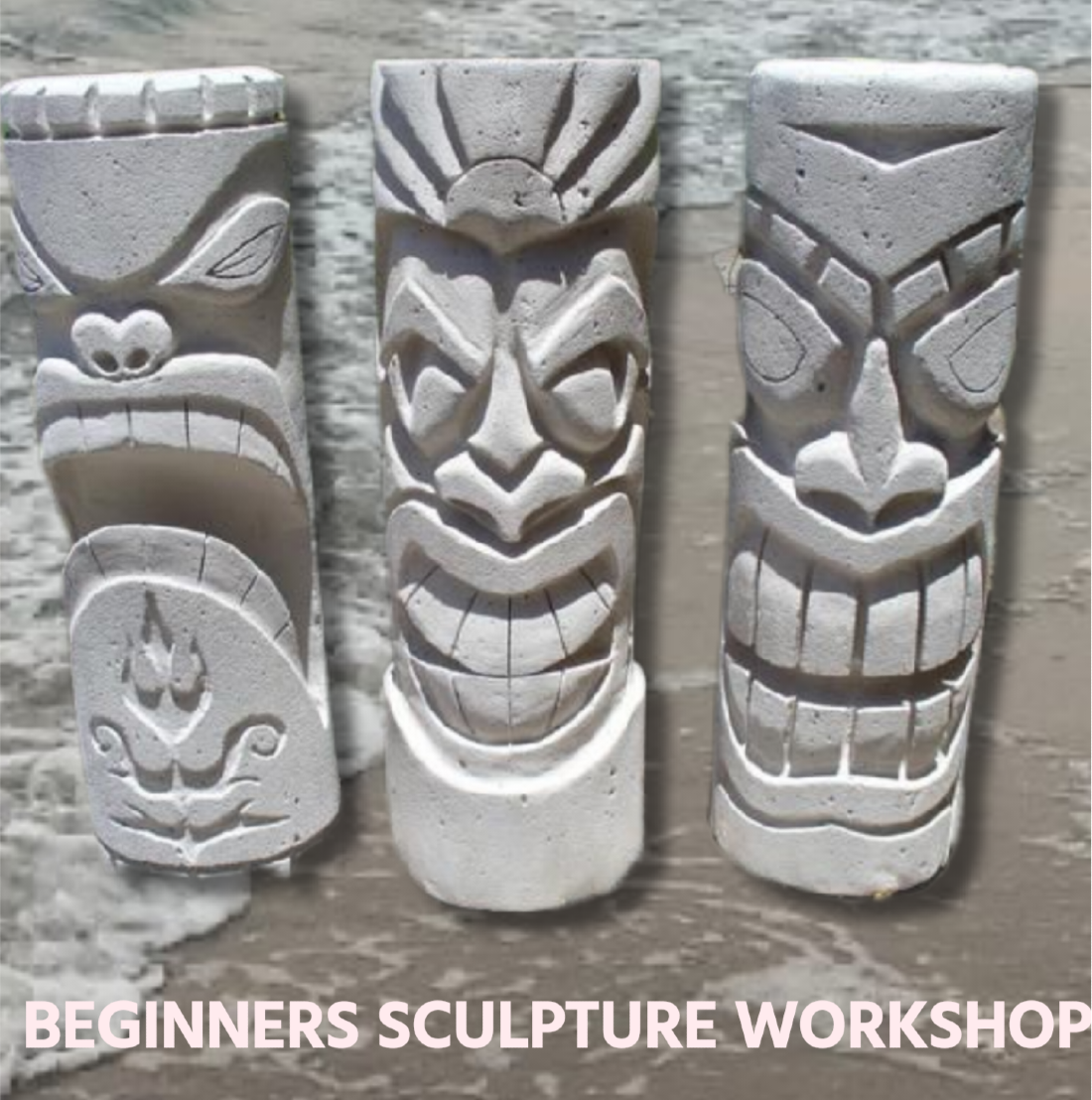 SUN 25 FEB BEGINNERS SCULPTURE WORKSHOP- Totem Head AERATED Concrete ...