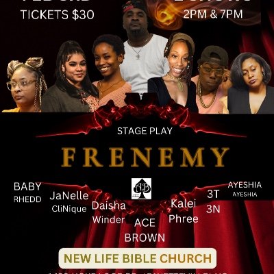 Frenemy Stage Play Tickets, New Life Bible Church, Hoke Loop Road, Fayetteville, NC, USA ...
