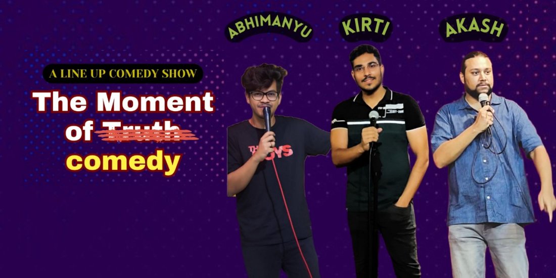 The Moment of Comedy - Stand up comedy show, Nojoto Creator hub ...