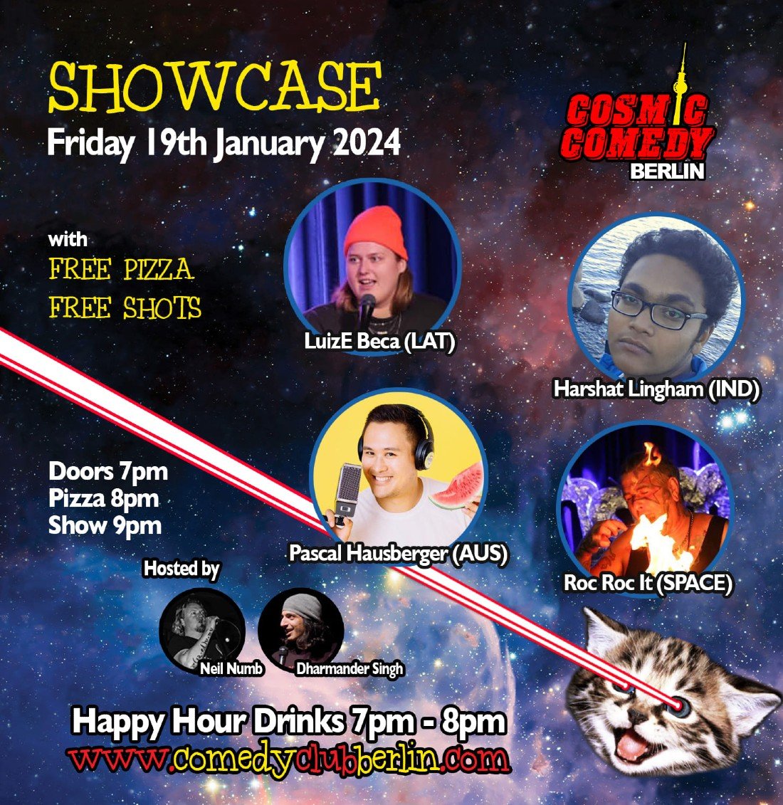 Cosmic Comedy Club Berlin : Showcase, Cosmic Comedy Club Berlin, 19 ...