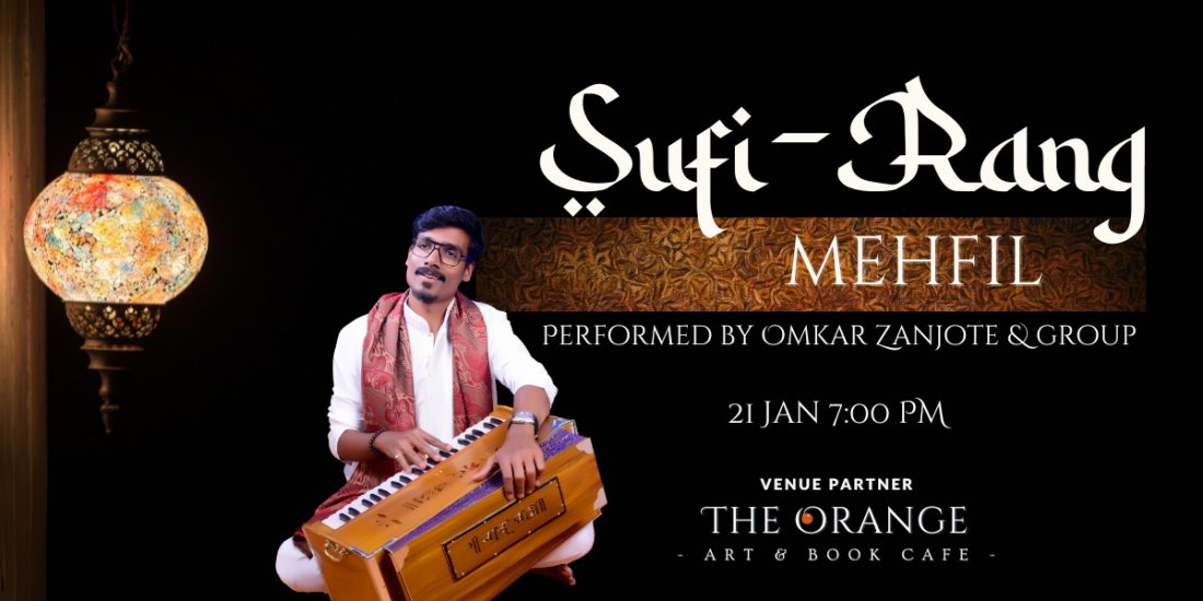 Sufi Rang Mehfil, The Orange Art and Book Cafe, Pune, 21 January 2024 ...