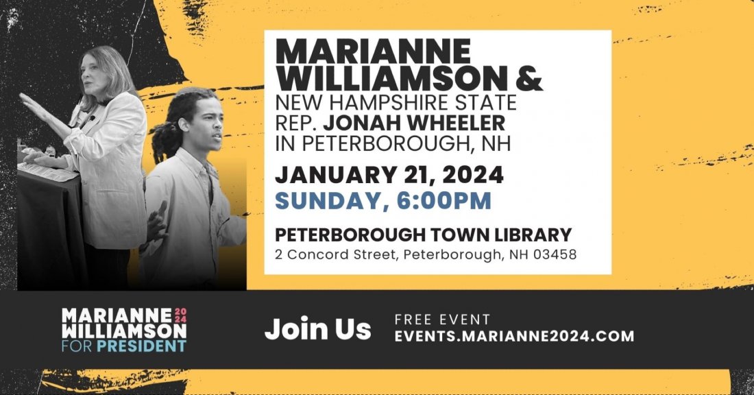 Join Marianne & NH State Rep Jonah Wheeler in Peterborough ...