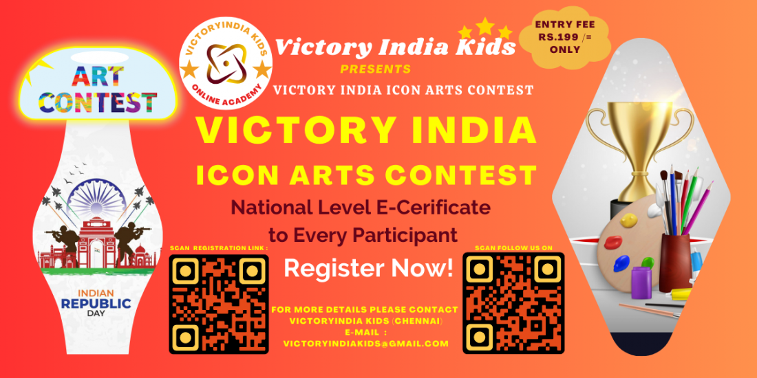 VICTORY INDIA ICON ARTS CONTEST- 2024, January 22 to February 4 ...