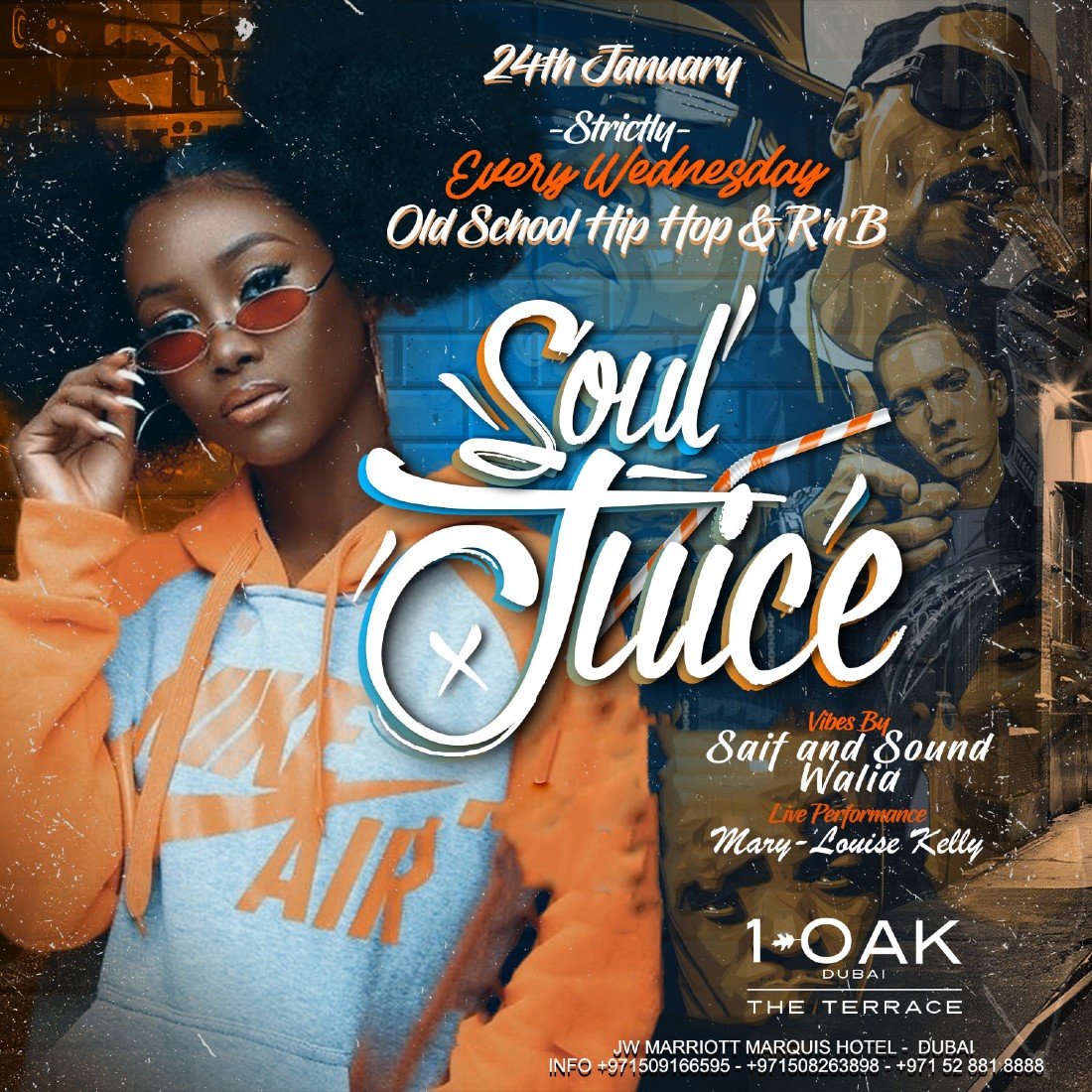 Soul Juice - Old School Hip Hop and R&B, 1OAK, Dubai, 24 January to 25 ...