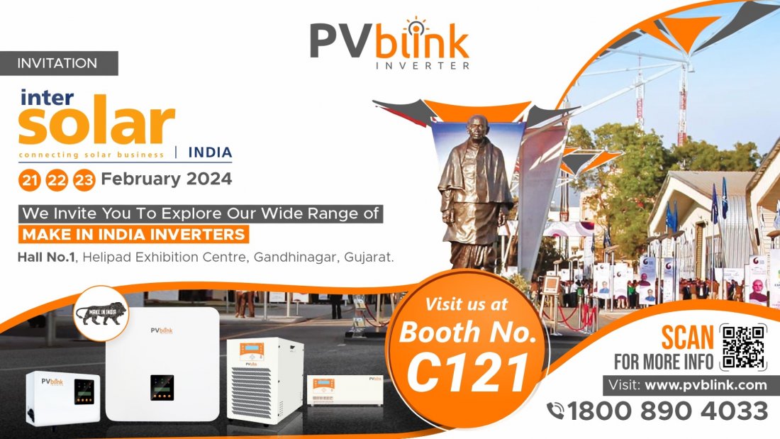 PVblinks Presence at Intersolar India 2024, Helipad Exhibition Center, Gandhinagar, 21 February ...