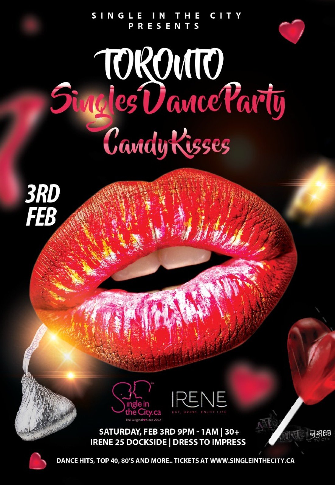 Toronto Singles Dance Party 30+, Irene, Toronto, 3 February to 4 ...