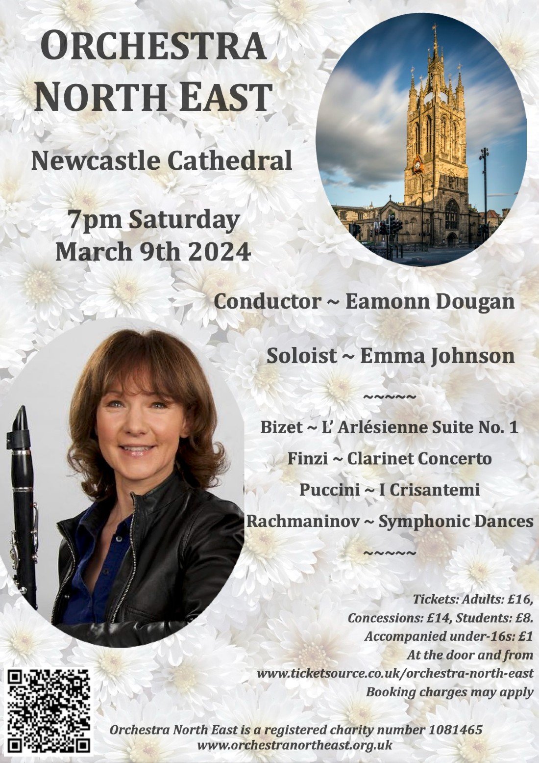 Orchestra North East Concert, Newcastle Cathedral, Newcastle Upon Tyne ...