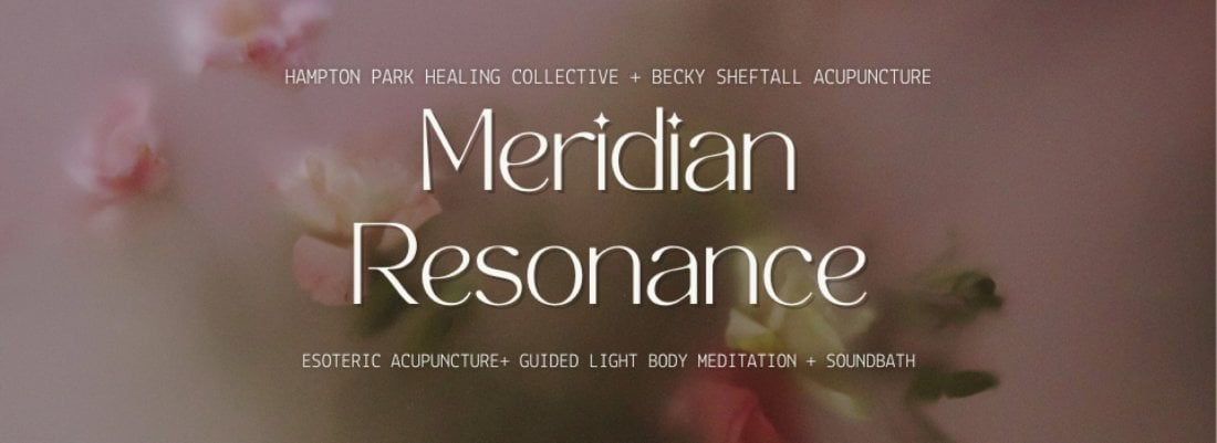 The Meridian Resonance: Esoteric Acupuncture + Soundbath, The Well ...