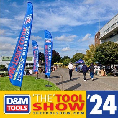 D&M Tools - THE TOOL SHOW 24 Tickets, Kempton Park Racecourse, Sunbury ...