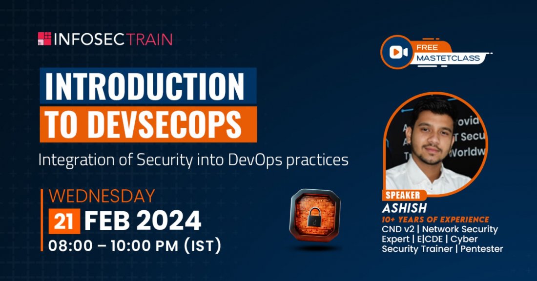 Free Workshop For Introduction To Devsecops Integration Of Security Into Devops Practices