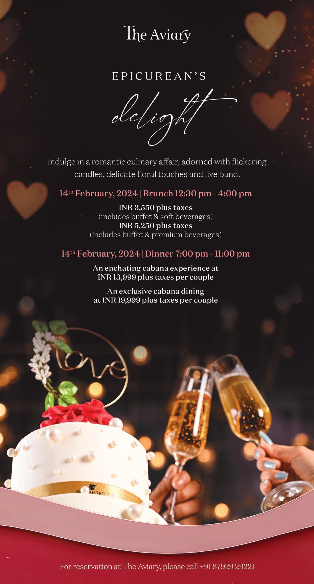 Epicureans Delight at The Aviary, JW Marriott Bengaluru Prestige ...