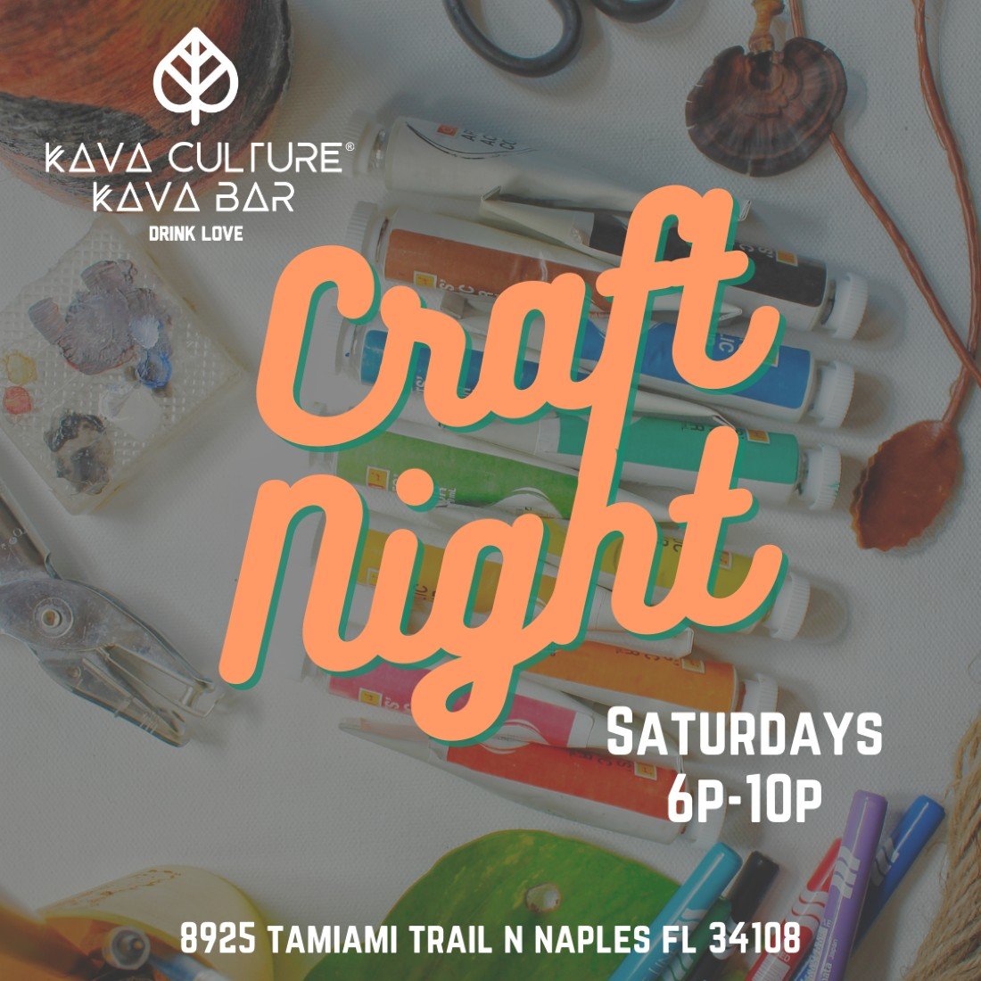 Arts & Crafts Night, Kava Culture Kava Bar, Vanderbilt Beach | AllEvents
