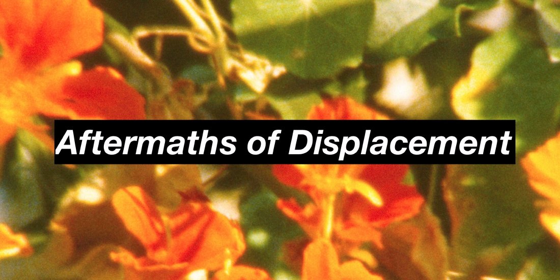 The Political Aesthetic: Screening 3 | Aftermaths of Displacement, La ...