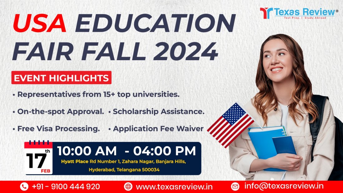 USA Education Fair Fall 2024 at Hyderabad, Hyatt Place Hyderabad ...