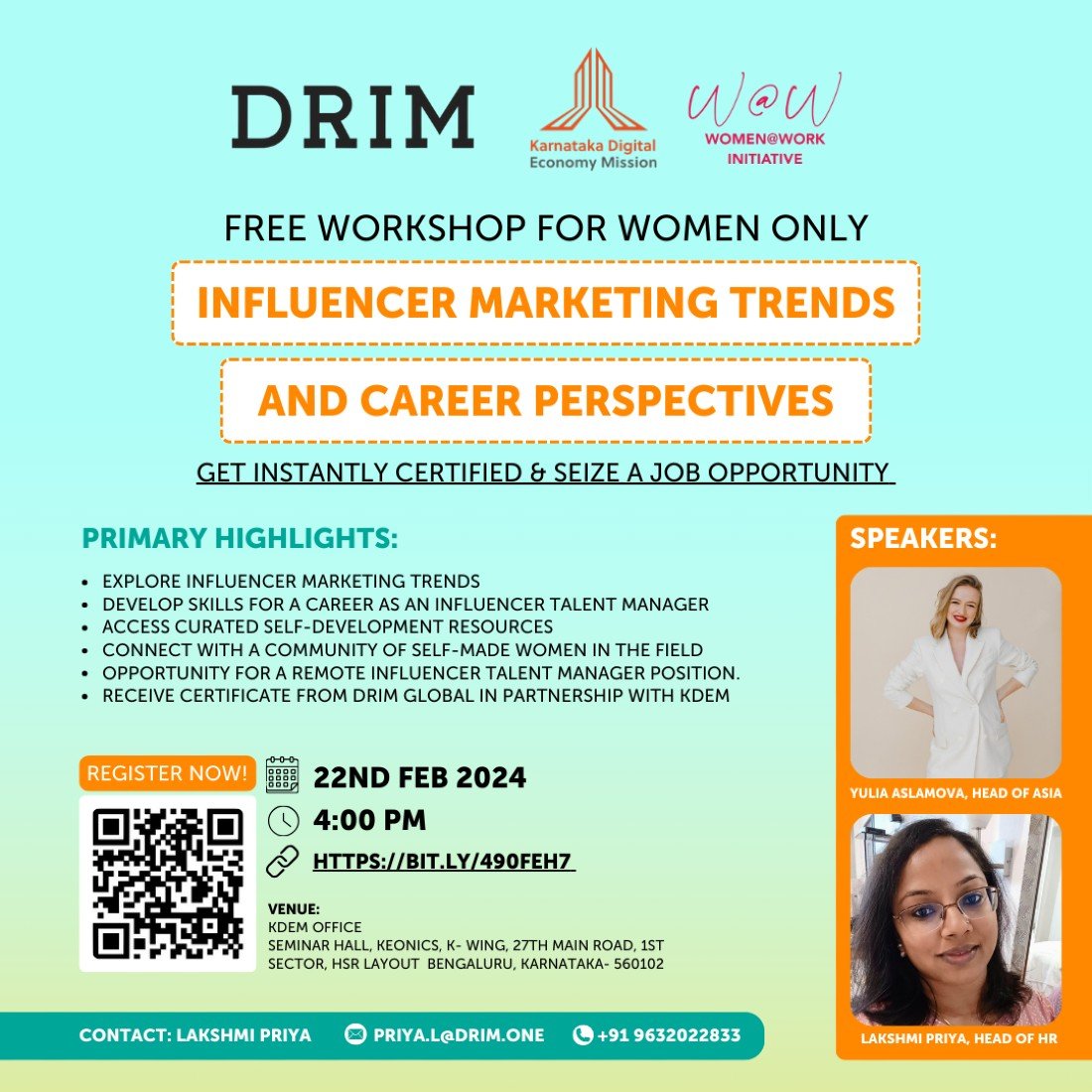 Influencer Marketing trends and career perspectives, KEONICS, Bangalore ...