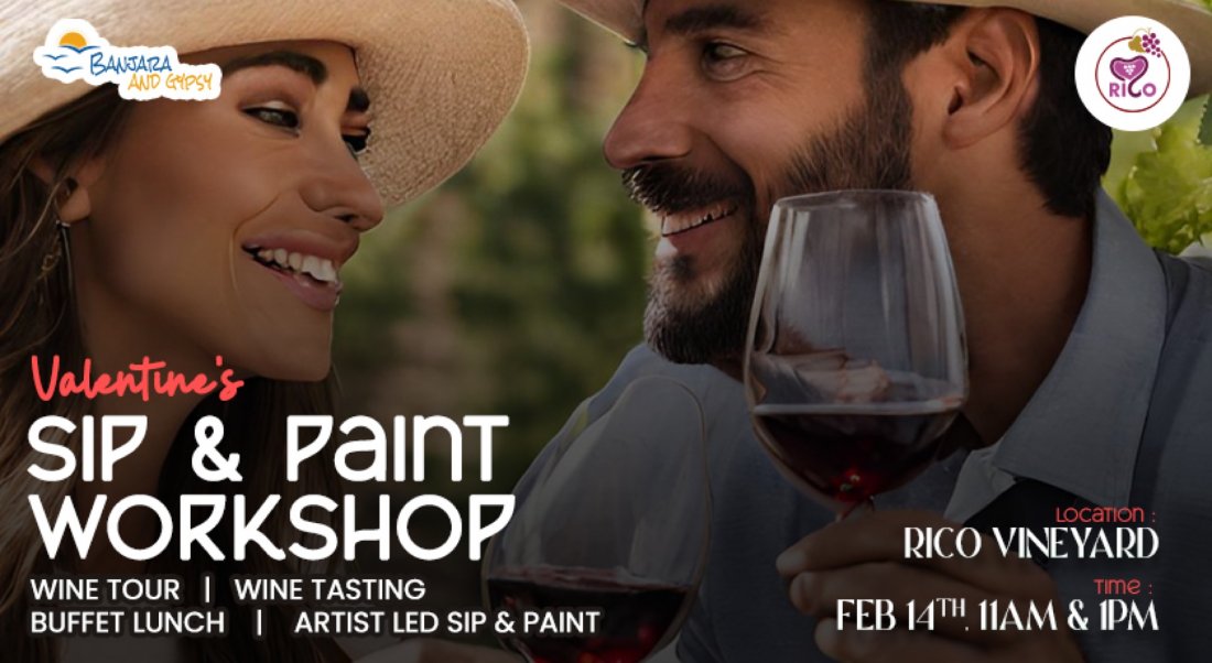 Sip and Paint with Wine tour by Banjara and Gypsy, Rico Park ( Winery ...