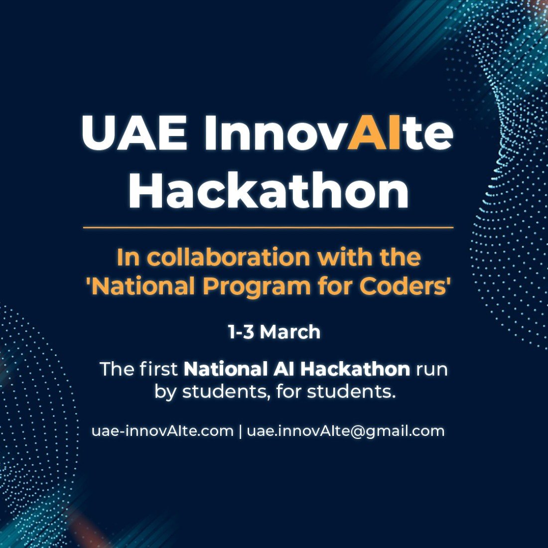 AI Hackathon organized by and for UAE High School Kids, DIFC Innovation ...