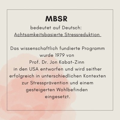 MBSR 8-Wochen Kurs Tickets, Berger 200, Frankfurt, April 9 2024 | AllEvents.in