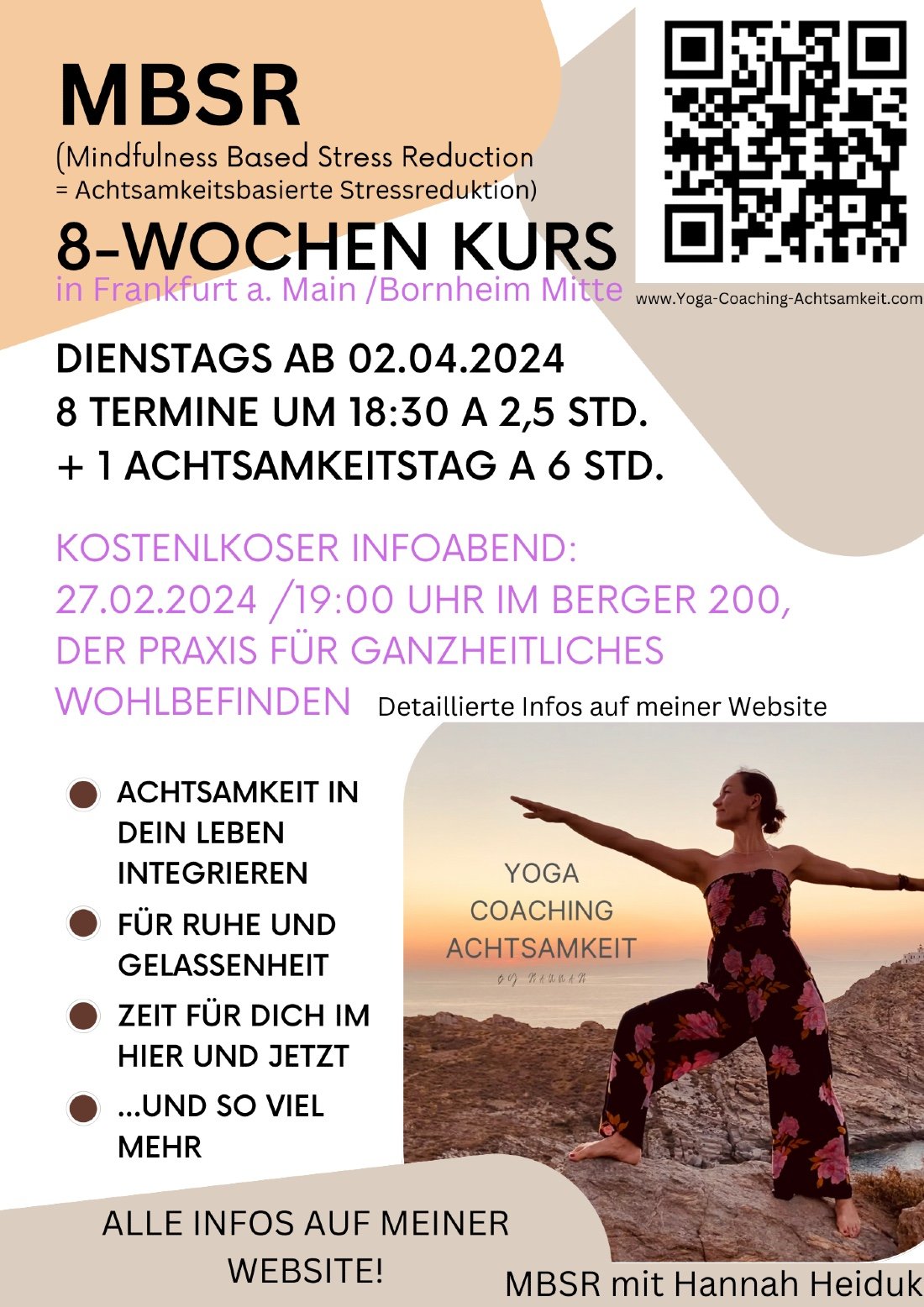 MBSR 8-Wochen Kurs Tickets, Berger 200, Frankfurt, April 9 2024 | AllEvents.in