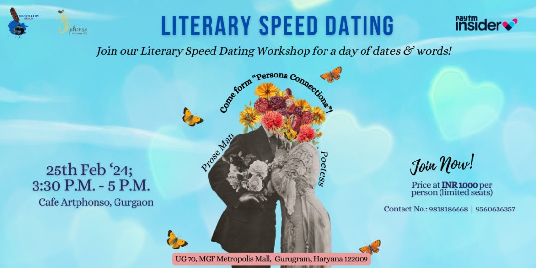 Literary Speed Dating, Cafe Artphonso, Gurgaon, 25 February 2024 | AllEvents