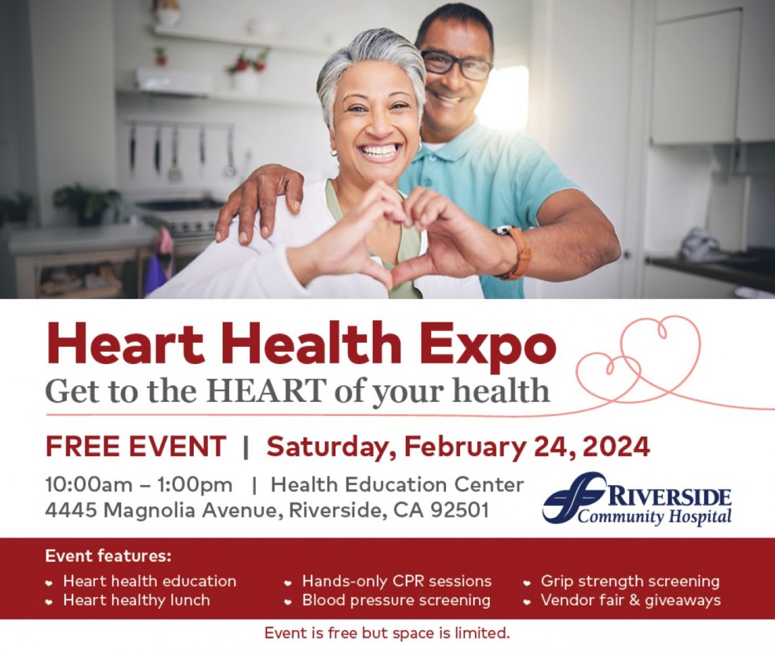 Heart Health Expo at Riverside Community Hospital, Riverside Community ...
