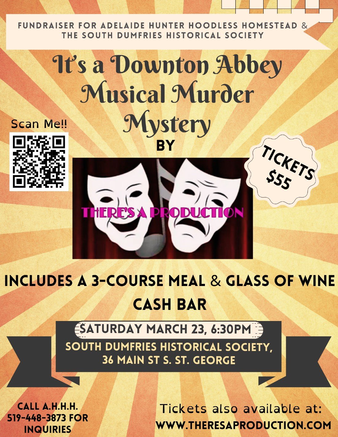 Downton Abbey Musical Murder Mystery Tickets, South Dumfries Historical ...