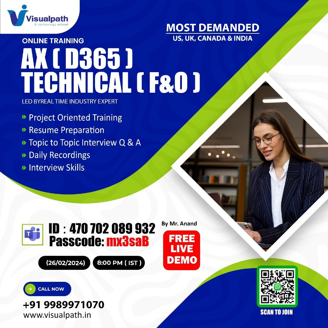 D365 Ax Technical (F&O) Online Training Free Demo , Ameerpet Metro ...