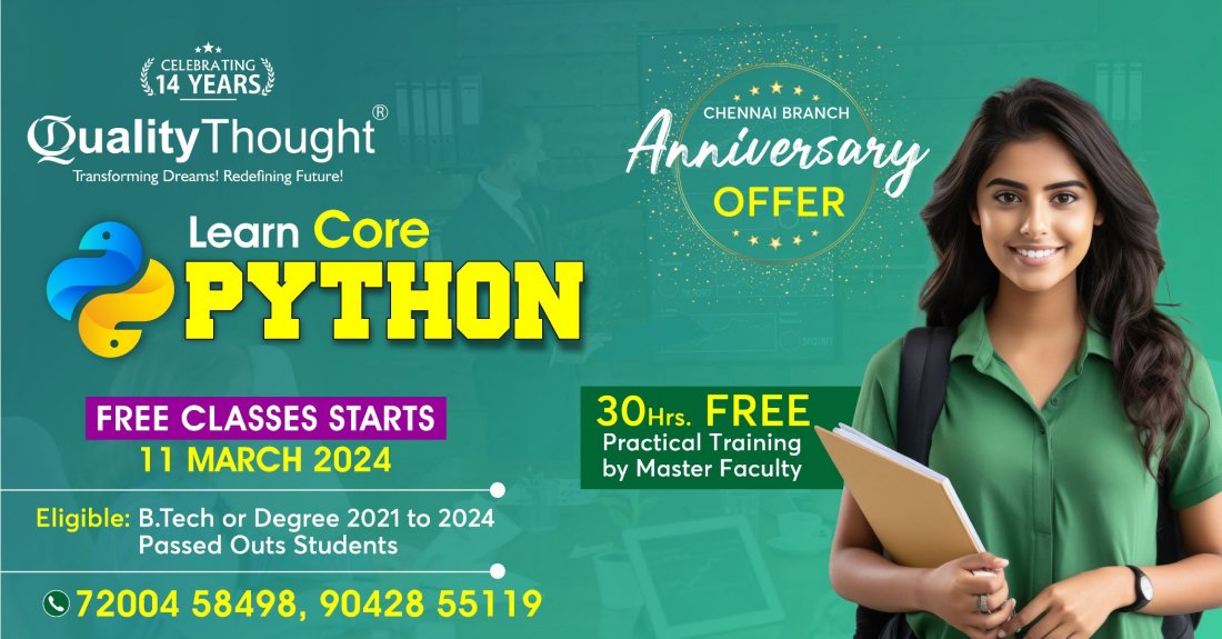 Free Python Course Training, 1st Floor, C.M Complex, No 1, Trarmani ...