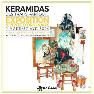 Des traits partout... - Exposition Nicolas Keramidas Tickets, Galerie Momie Grenoble, Rue ...