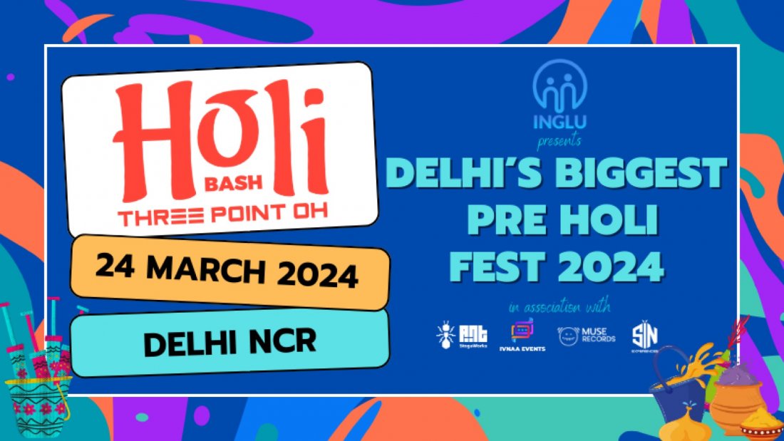 HOLI BASH 3.0 - DELHI NCRs Biggest Pre Holi Fest | HOLI 2024, PUBG ...
