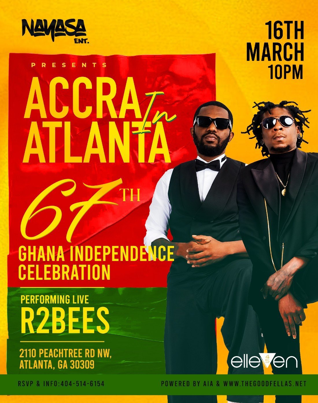 ACCRA IN ATLANTA :GHANA 67TH INDEPENDENCE CELEBRATION, Elleven45 Lounge ...